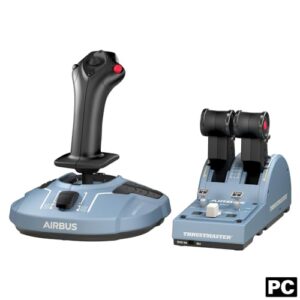 Thrustmaster TCA Officer Pack Airbus Edition: Ergonomic replicas of The World-Famous Airbus sidestick and Throttle Quadrant - Compatible with PC