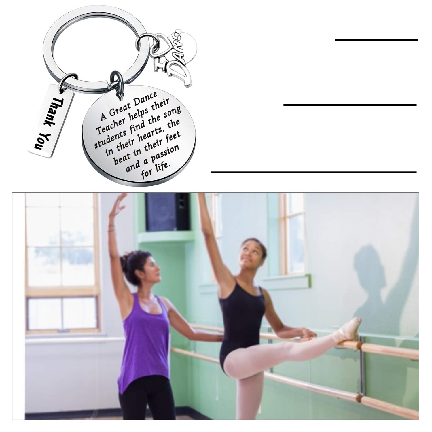 Dance Teacher Gifts Keychain Dance Instructors Gifts Dance Jewelry Gifts Thank You Dance Coach Gifts Love To Dance Charm (keychain)