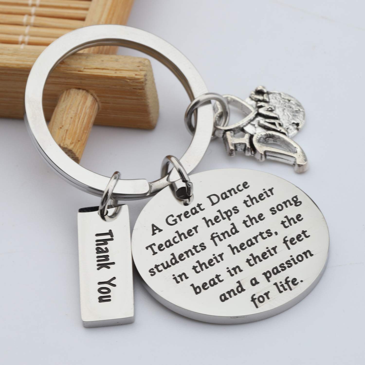 Dance Teacher Gifts Keychain Dance Instructors Gifts Dance Jewelry Gifts Thank You Dance Coach Gifts Love To Dance Charm (keychain)