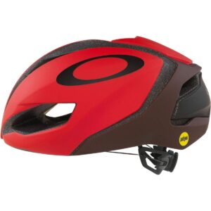 oakley aro5 men's mtb cycling helmet - red/grenache/small