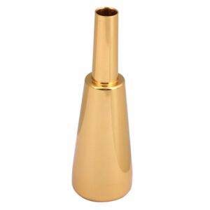 Mxfans 1.5C Size Trumpet Mouthpiece Brass Gold-plated Heavy Bullet Shape Musical Instrument Part