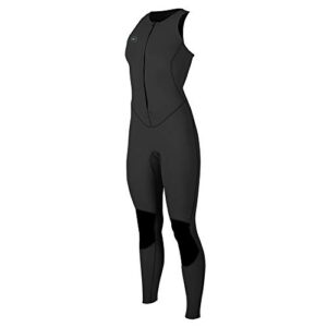 o'neill women's reactor-2 1.5mm sleeveless full wetsuit, black/black, 14