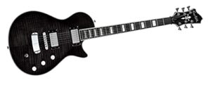 hagstrom 6 string solid-body electric guitar, right, dark storm (ulmax-dsm)