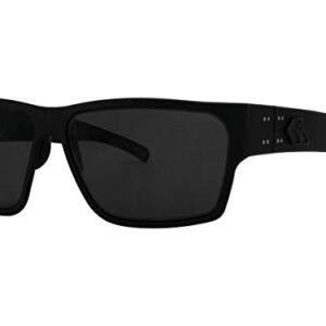 Gatorz Eyewear Delta Sunglasses - Matte Blackout Smoked Polarized Lens GDELMTBLK01PMBP