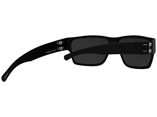 Gatorz Eyewear Delta Sunglasses - Matte Blackout Smoked Polarized Lens GDELMTBLK01PMBP