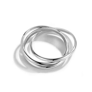 dankadi minimalist 100% 925 silver ring-women's sterling silver triple ring ring-glamour jewelry 5# -11# cocktail party ring unisex accessories (9)