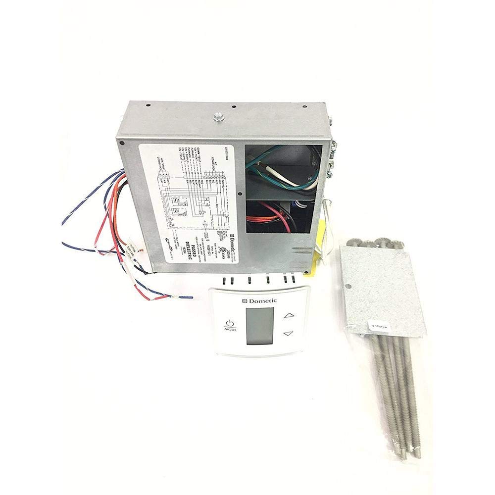 Dometic Air Conditioners 3316232.000 Control Kit/Relay Box Heat/Cool/Heat Pump with Polar White CT Wall Thermostat