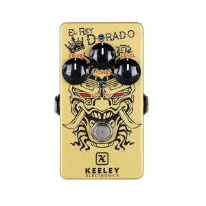 keeley el rey dorado overdrive pedal, gold (kelrey)