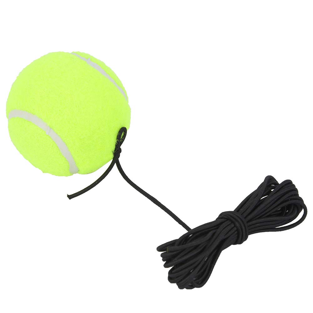 Tennis Ball for Training with Elastic Rubber String Tennis Trainer Rebounder Ball Rubber Band Ball for Beginner Daily Training/Advanced Training for Tennis Balls