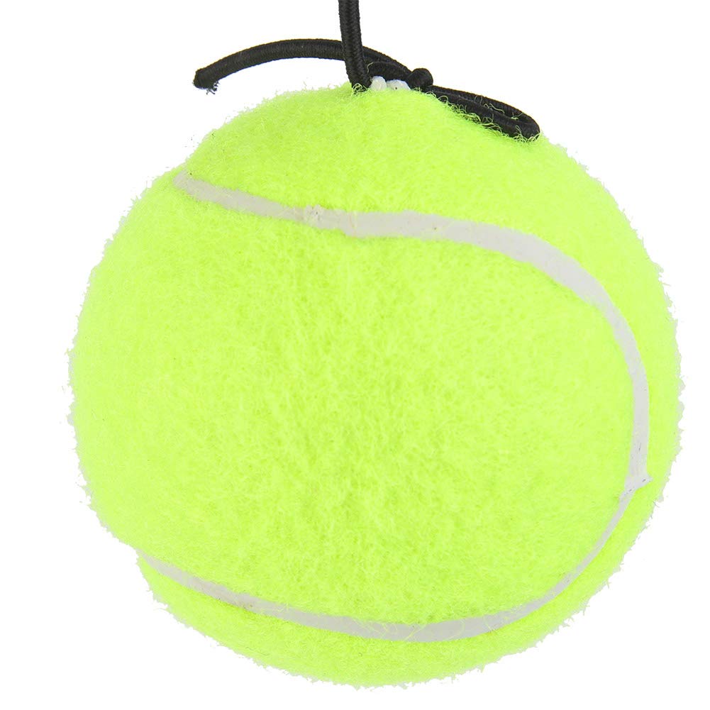 Tennis Ball for Training with Elastic Rubber String Tennis Trainer Rebounder Ball Rubber Band Ball for Beginner Daily Training/Advanced Training for Tennis Balls