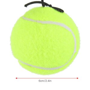 Tennis Ball for Training with Elastic Rubber String Tennis Trainer Rebounder Ball Rubber Band Ball for Beginner Daily Training/Advanced Training for Tennis Balls