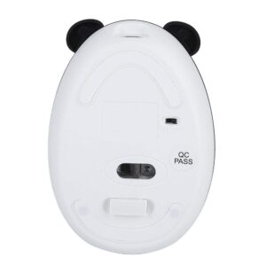 Rechargeable Mouse, 2.4GHz Optical Panda Computer Mouse Quiet Ergonomic USB Cartoon Computer Mouse for Win/OS X/Linux/Andriod/iOS