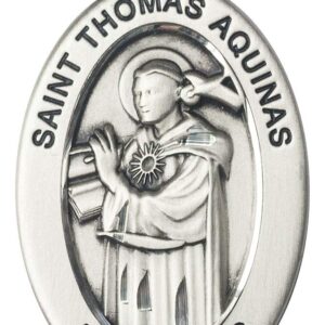 Sterling Silver St. Thomas Aquinas Pendant