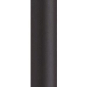 Solus SP7-320NCA-BZ 7' Outdoor Direct Burial Lamp Post with Dusk to Dawn Photo Sensor, Fits 3" Post Top Fixtures, Includes Inlet Hole, Easy to Install, Corrosion & Weather Resistant, Bronze