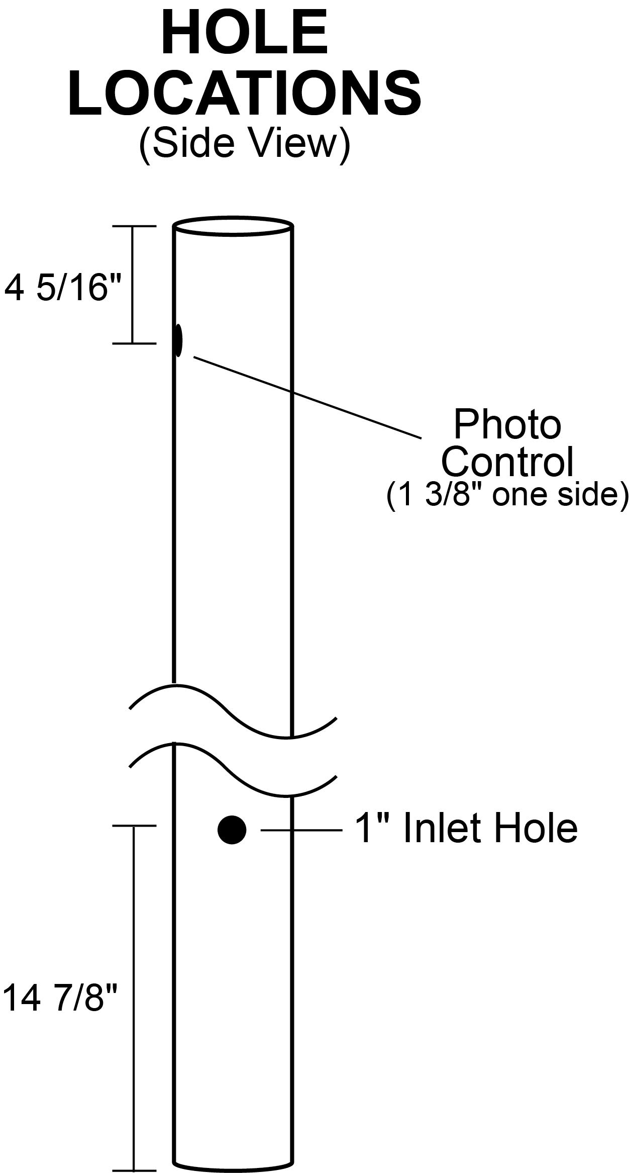 Solus SP7-320NCA-BZ 7' Outdoor Direct Burial Lamp Post with Dusk to Dawn Photo Sensor, Fits 3" Post Top Fixtures, Includes Inlet Hole, Easy to Install, Corrosion & Weather Resistant, Bronze