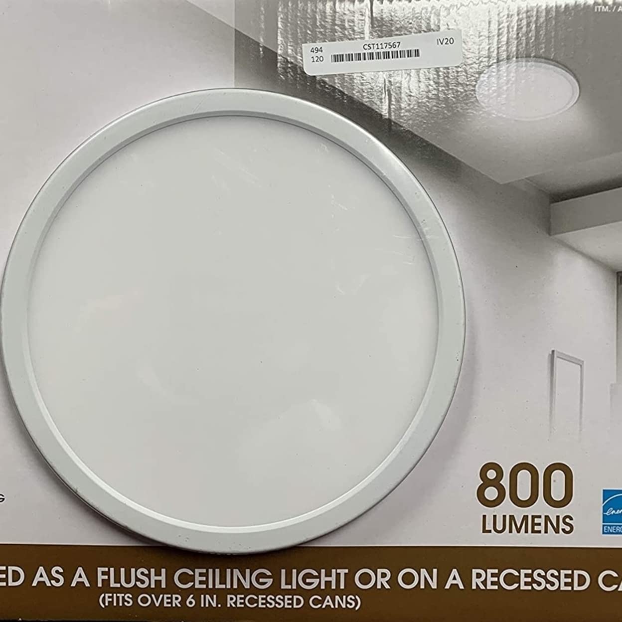 Feit Electric Round, 2 Mounting Options, for Home, Office, Commercial LED Downlight, 7.5", 2700K Soft White