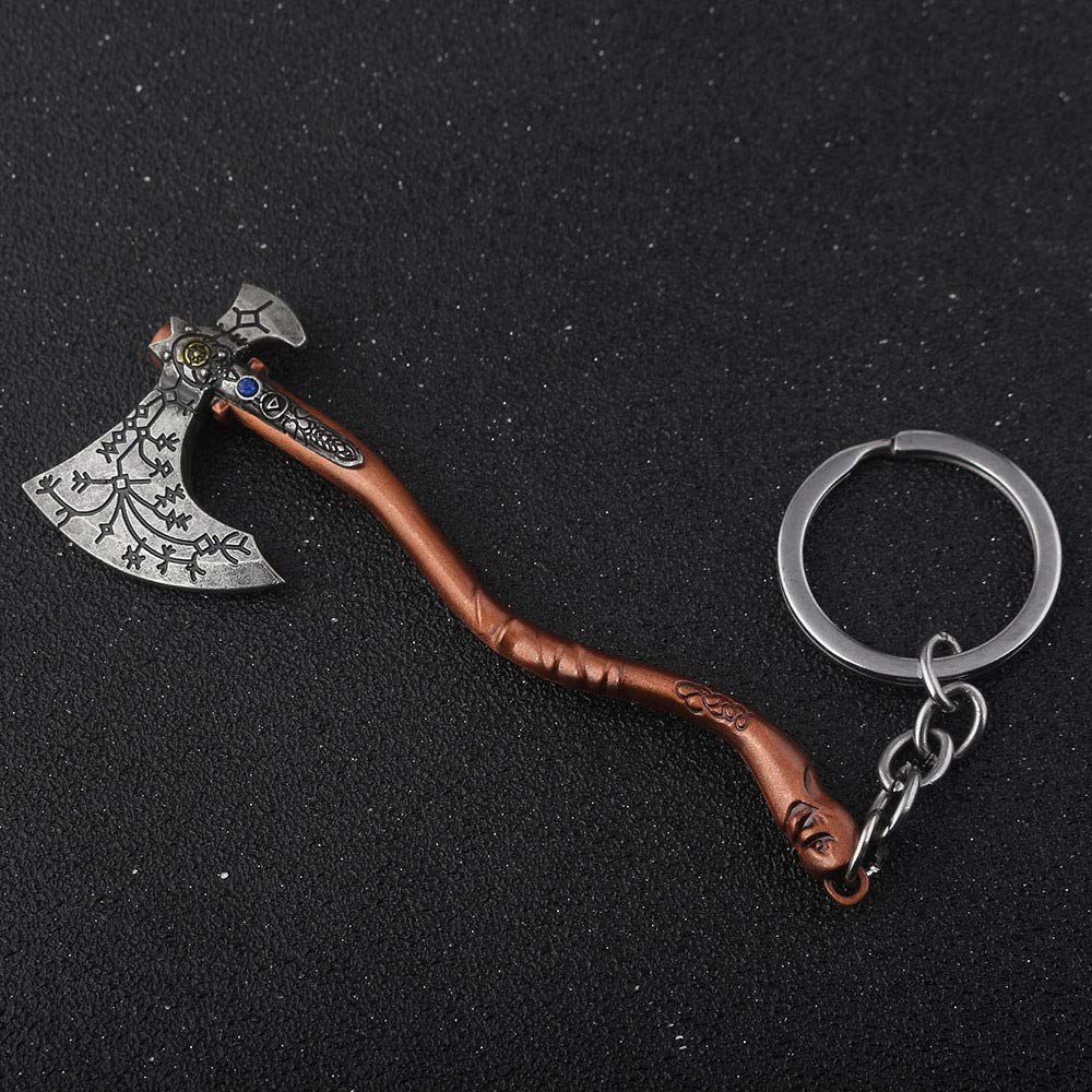 ArtkticaSupply - Greek Mythology Inspired - Kratos Leviathan Axe Keychain.