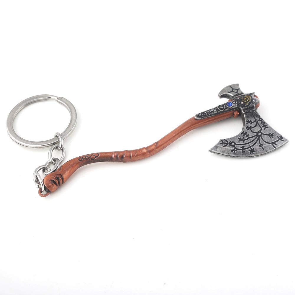 ArtkticaSupply - Greek Mythology Inspired - Kratos Leviathan Axe Keychain.