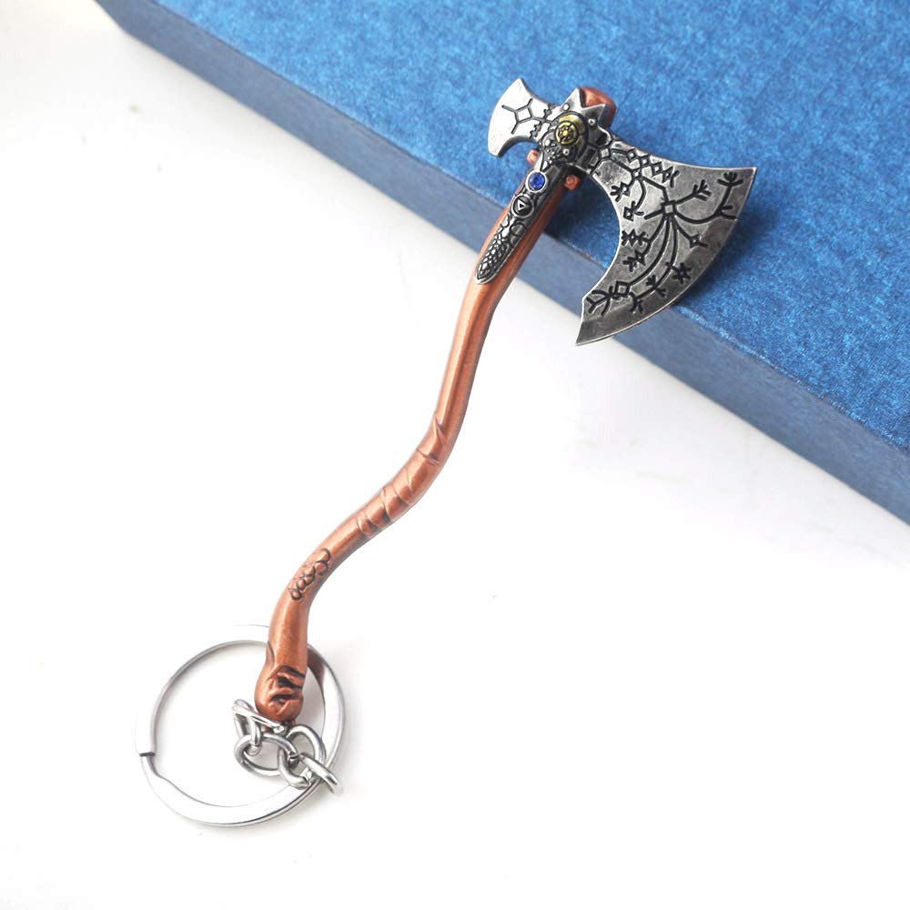 ArtkticaSupply - Greek Mythology Inspired - Kratos Leviathan Axe Keychain.