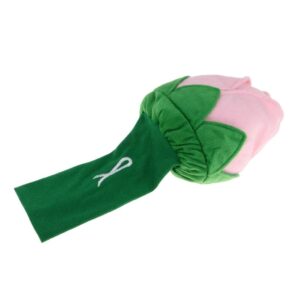 leipupa rose flower shaped golf wood driver head cover fits up to 460cc