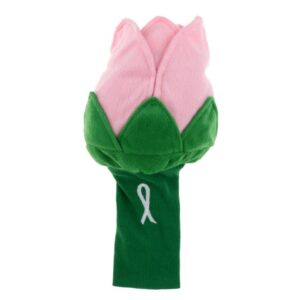 LEIPUPA Rose Flower Shaped Golf Wood Driver Head Cover Fits Up to 460cc