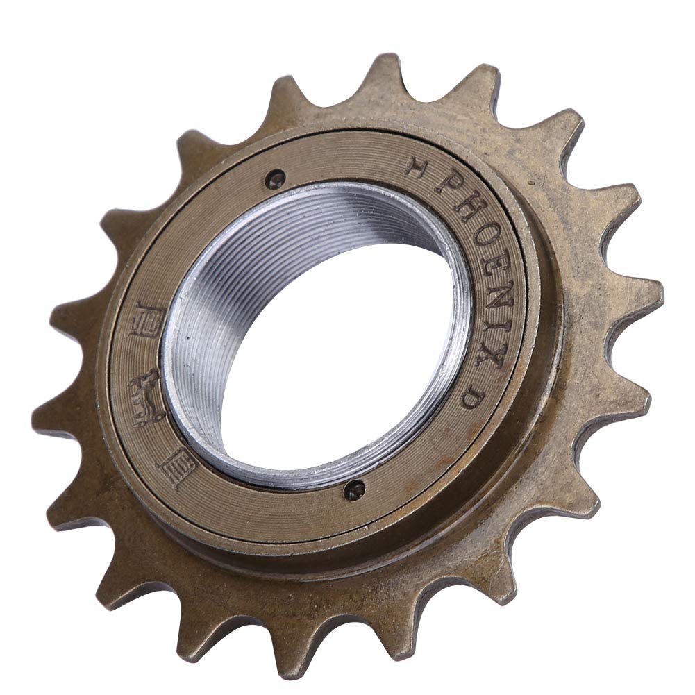 Alomejor Flywheel Sprockets Parts Spoke Chain Wheel Bike Rear Wheel Single Speed Freewheel for Mountain Road Bike