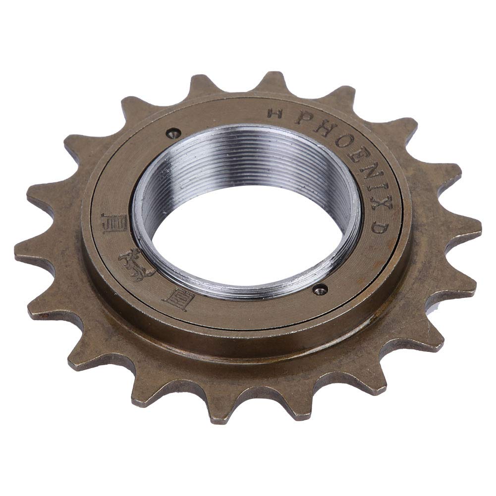 Alomejor Flywheel Sprockets Parts Spoke Chain Wheel Bike Rear Wheel Single Speed Freewheel for Mountain Road Bike