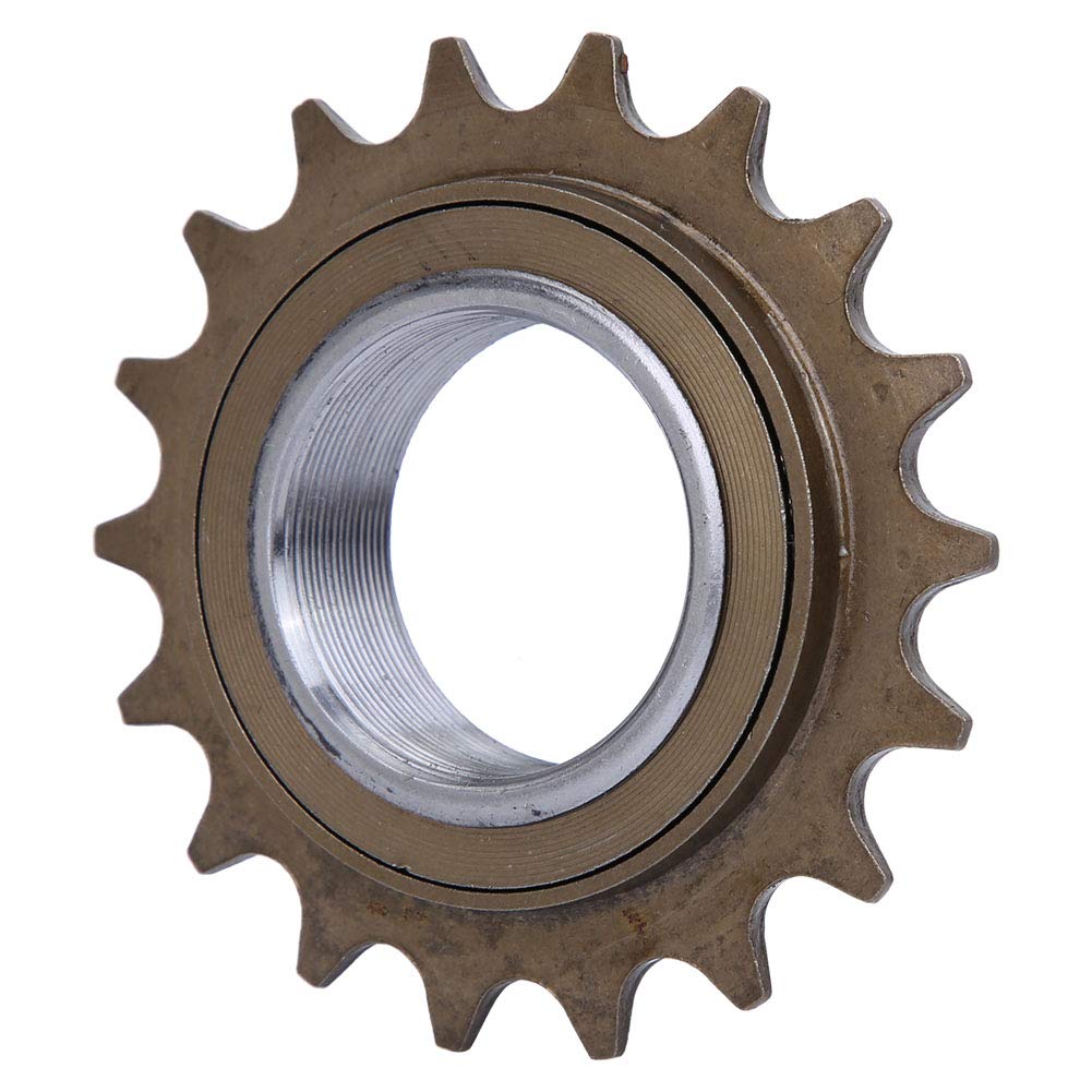 Alomejor Flywheel Sprockets Parts Spoke Chain Wheel Bike Rear Wheel Single Speed Freewheel for Mountain Road Bike