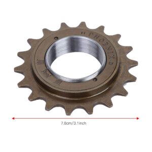 Alomejor Flywheel Sprockets Parts Spoke Chain Wheel Bike Rear Wheel Single Speed Freewheel for Mountain Road Bike