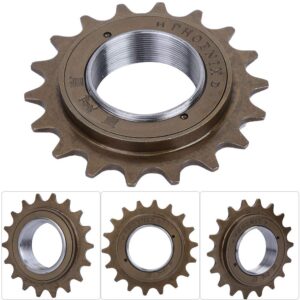 Alomejor Flywheel Sprockets Parts Spoke Chain Wheel Bike Rear Wheel Single Speed Freewheel for Mountain Road Bike