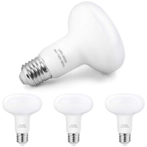 br30 led flood light bulbs, 12w(100w equivalent), 3000k warm white, 1200 lumens, dimmable r30 led bulb, e26 base recessed can light bulb, (4 pack)