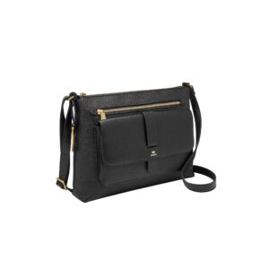 fossil kinley crossbody black 2 one size