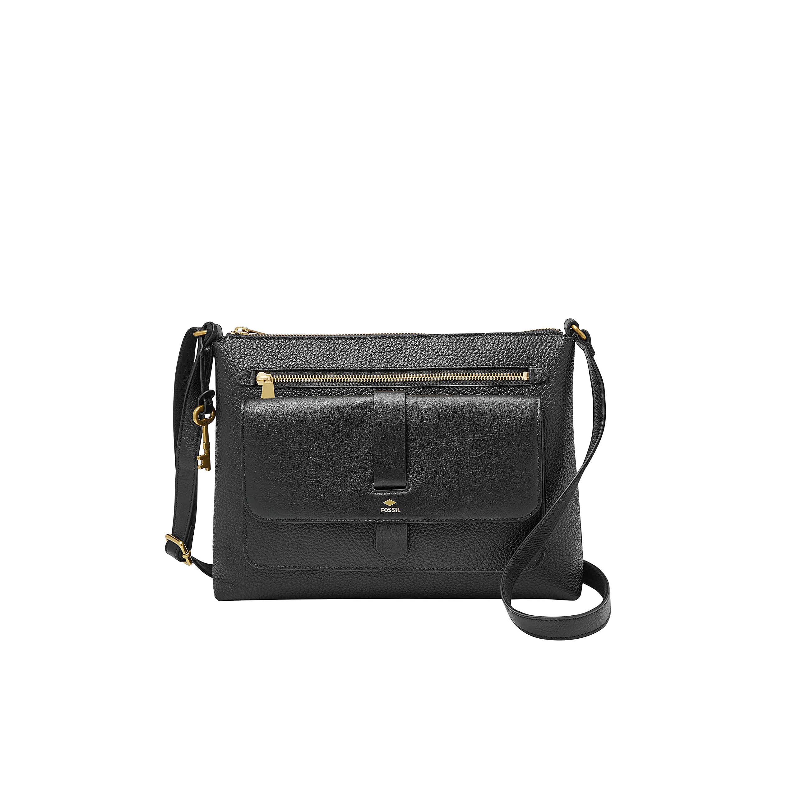 Fossil Kinley Crossbody Black 2 One Size