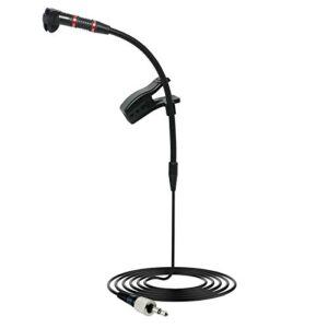 bolymic saxophone microphone condenser cardioid clip on gooseneck microphone3.5 mm (1/8 in) trs