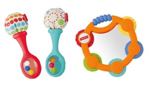 fisher-price tambourine & maracas gift set