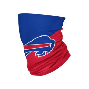 foco nfl buffalo bills neck gaiter, one size, big logo