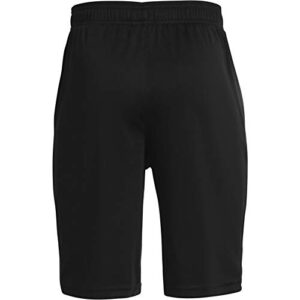 Under Armour boys Prototype 2.0 Wordmark Shorts , Black (001)/Beta , Youth X-Large