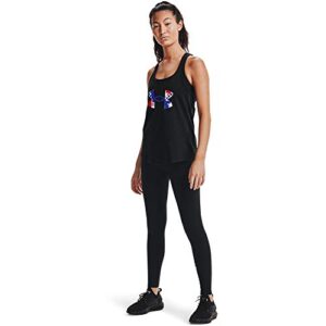 Under Armour New Freedom Tank, Black/Royal Blue, X-Small