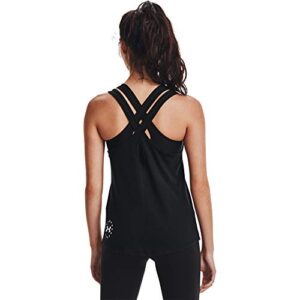 Under Armour New Freedom Tank, Black/Royal Blue, X-Small