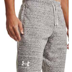 Under Armour Mens Rival Terry Shorts , Onyx White (112)/Onyx White , Medium