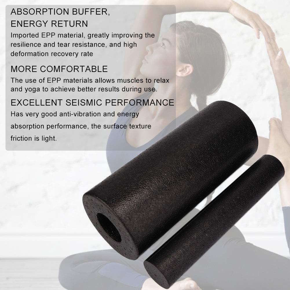 Foam Roller, 2 in 1 High Density Muscle Foam Rollers, Sports Massage Rollers for Stretching, Physical, Deep Tissue and Myofascial Release