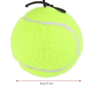 Tennisball an schnur + Tennis Ball Tennis Beginner Training Ball with 4M Elastic Rubber String for Practice