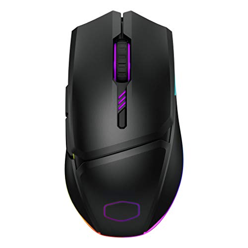 Cooler Master MM831 Gaming Mouse with 32000 DPI adjustable via software, 2.4GHz and Bluetooth Wireless, PBT Buttons, and Qi Charging Support