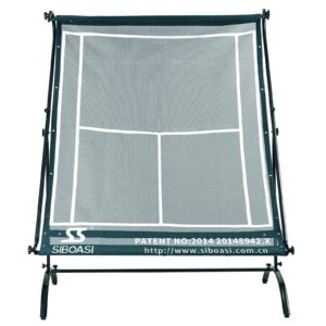 tennis rebounder net - rebound wall for racquet sports - for pickleball paddle squash racquetball table tennis -portable backboard for indoor & outdoor training siboasi