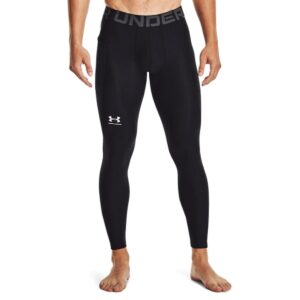 under armour men's heatgear armour leggings , black (001)/pitch gray, x-large