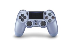 dualshock 4 wireless controller for playstation 4 - titanium blue (renewed)