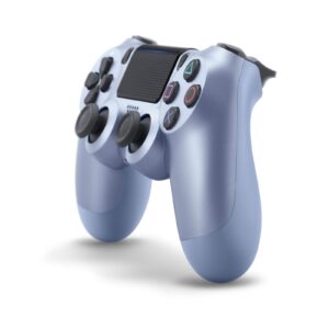 DualShock 4 Wireless Controller for PlayStation 4 - Titanium Blue (Renewed)