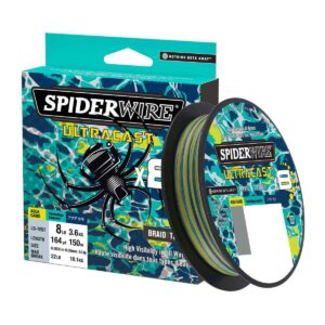 spiderwire ultracast braid aqua camo 0.011in | 0.29mm