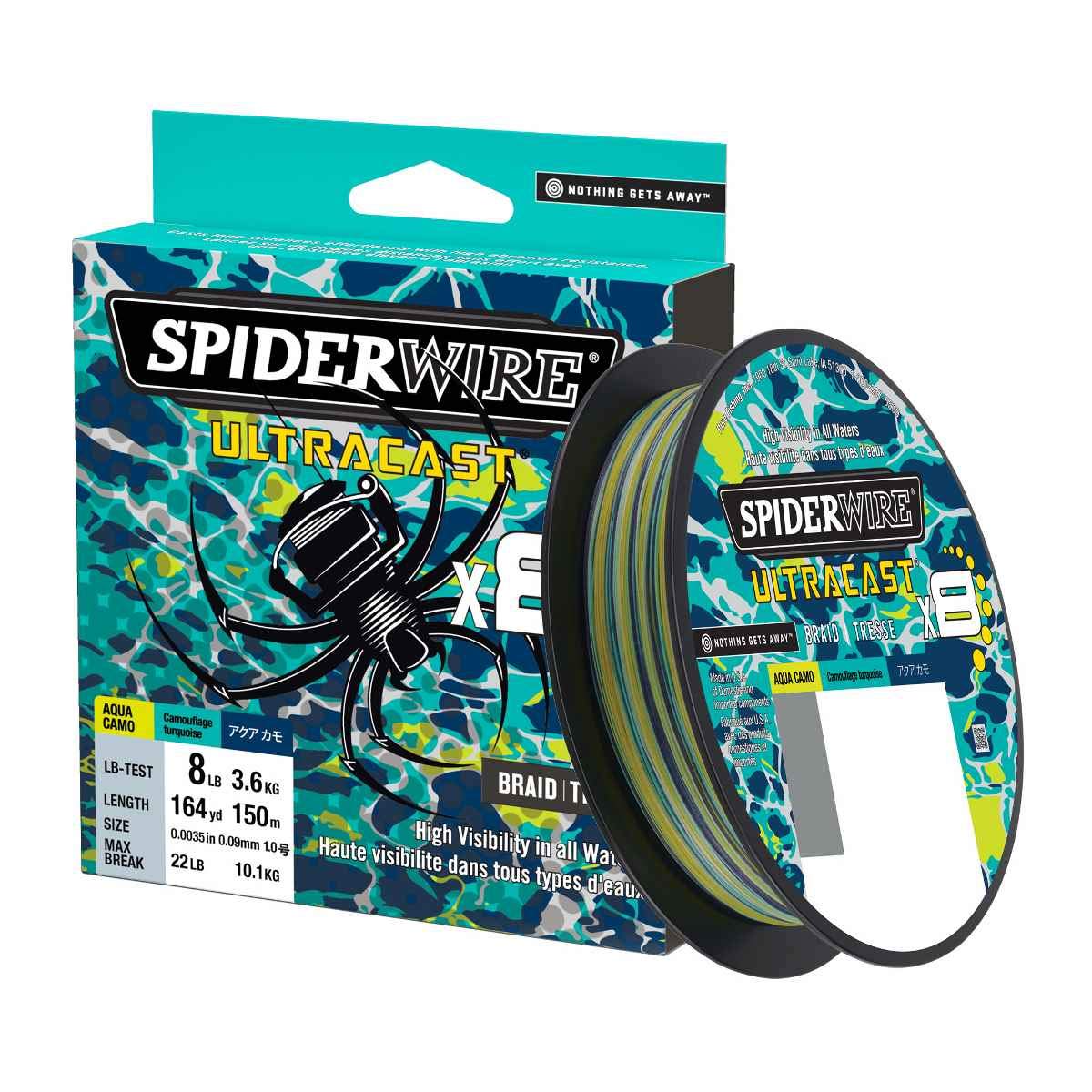 SpiderWire Ultracast Braid Aqua Camo 0.011in | 0.29mm