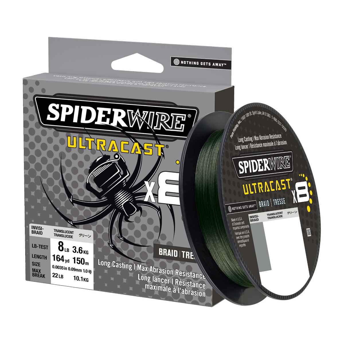 SpiderWire Ultracast Braid Invisibraid-Translucent 0.006in | 0.15mm